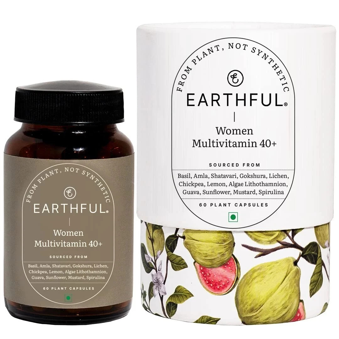 EARTHFUL MULTIVITAMIN FOR Women 40+ nearing Menopause Improved Immunity ...