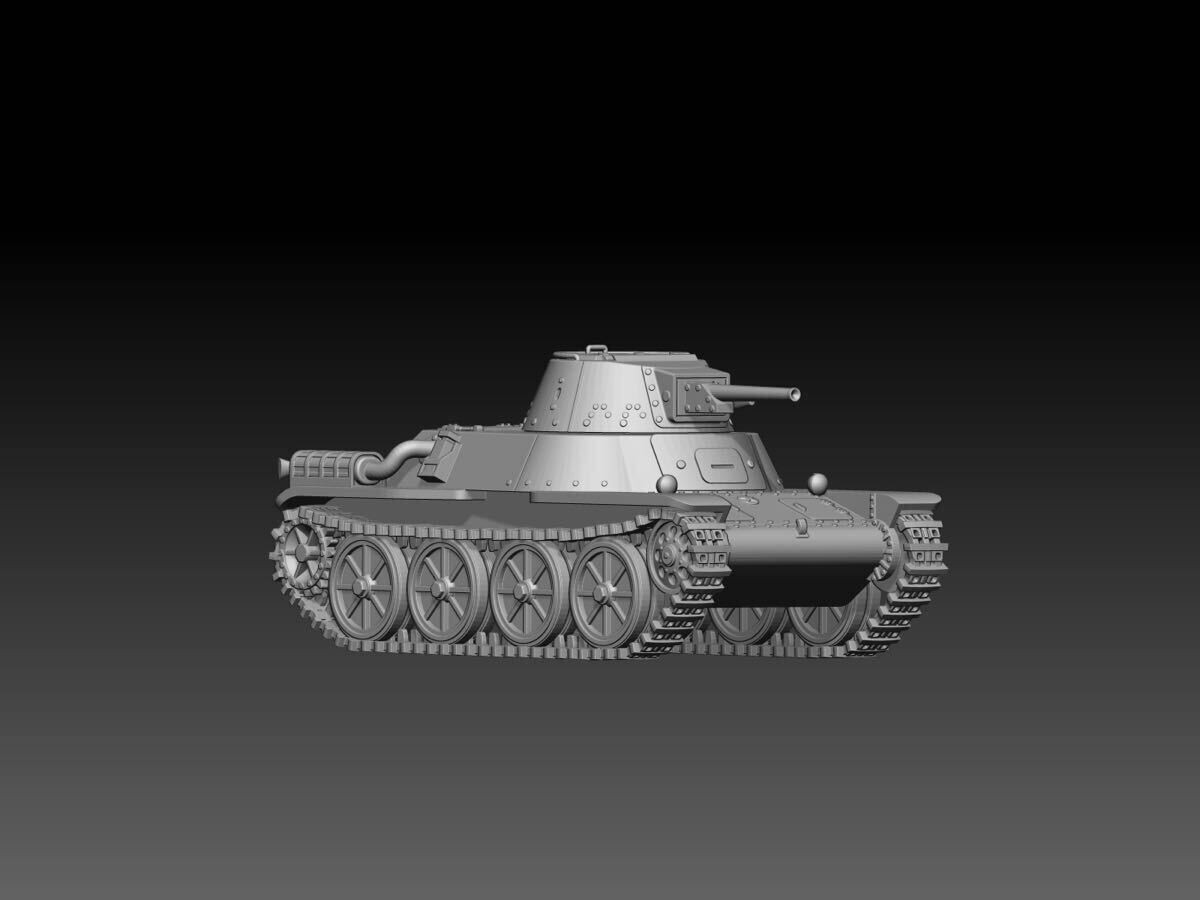 1/72 LESINN BAUSATZ, unbemalt WW2 Japanese Army Type 98 Light Tank Ke ...