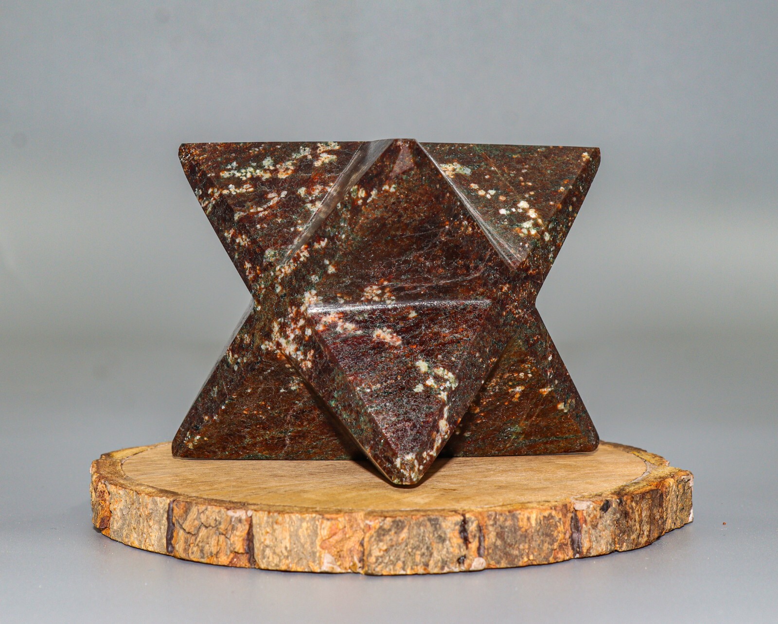 Polished Crystals Stone Carved Handmade Pointed Merkaba Healing ...