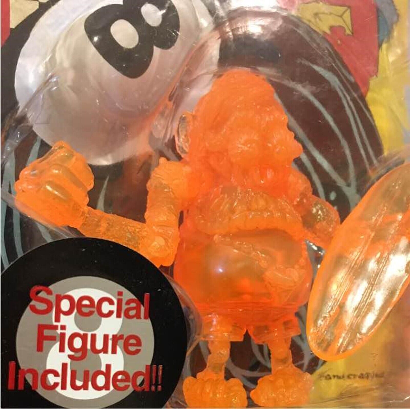RAT FINK SURF Figure Statue Poupée RARE Limitée Orange Clair Ed Roth ...