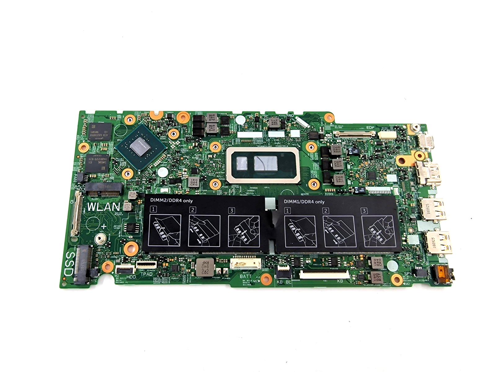 DELL VOSTRO 14 5481 Motherboard Logic Board i7-8565U GeForce 940MX ...