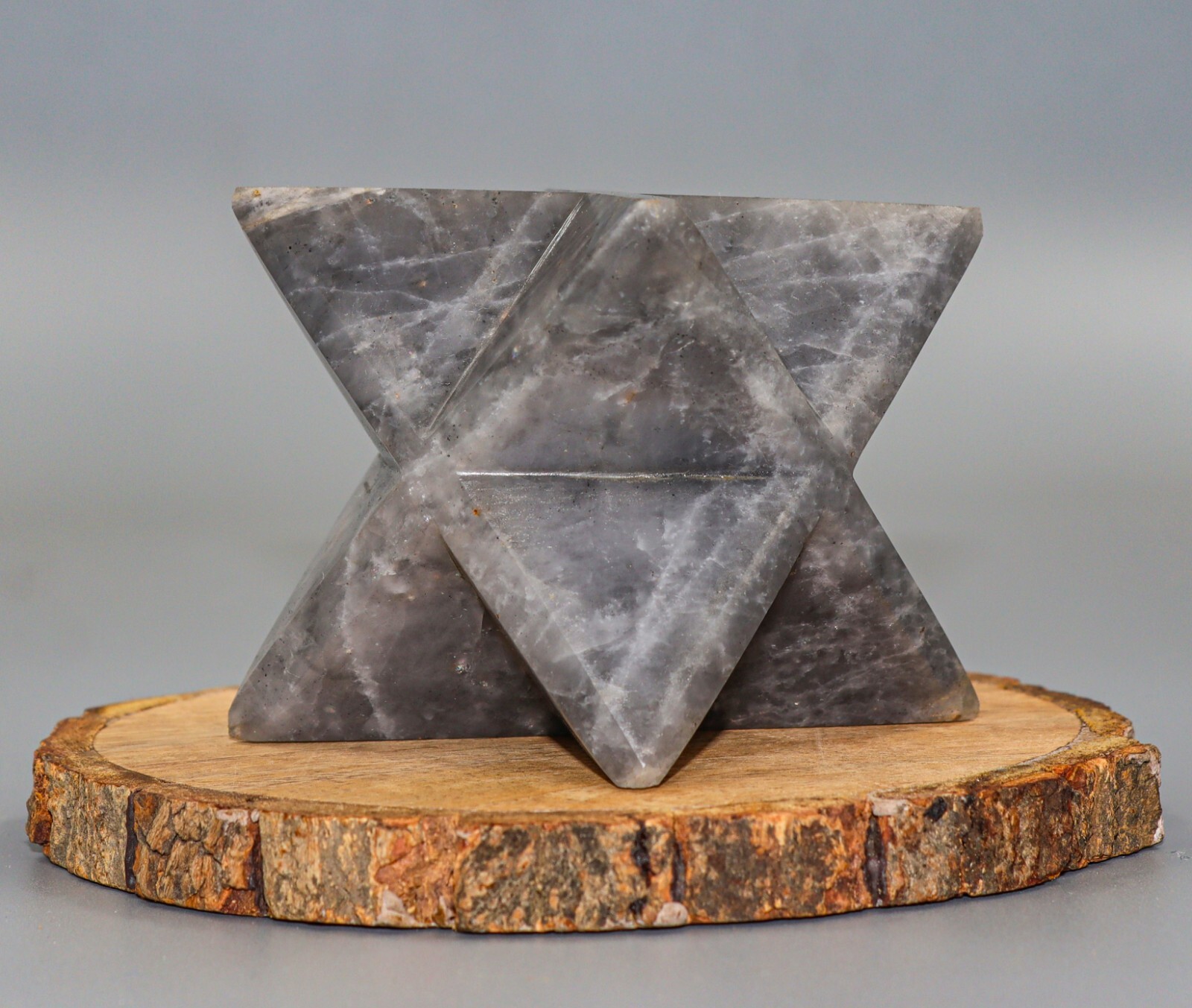 Polished Crystals Stone Carved Handmade Pointed Merkaba Healing ...