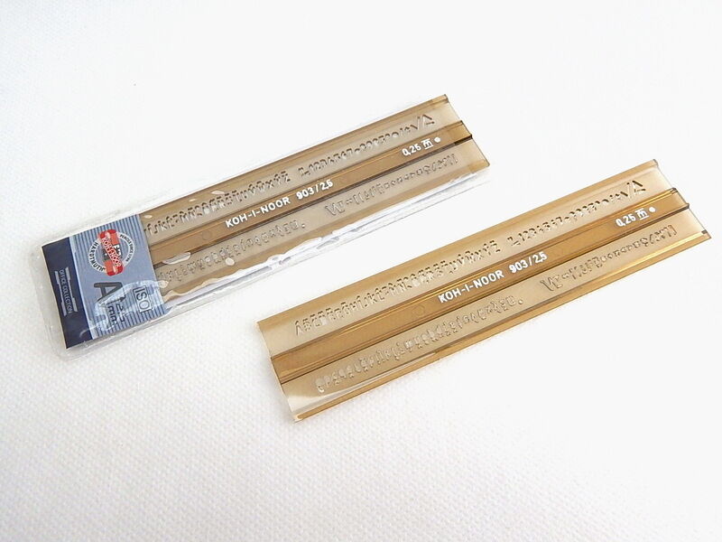 Letter Template Stencil Metric KOH-I-NOOR 903 ISO Lettering | eBay