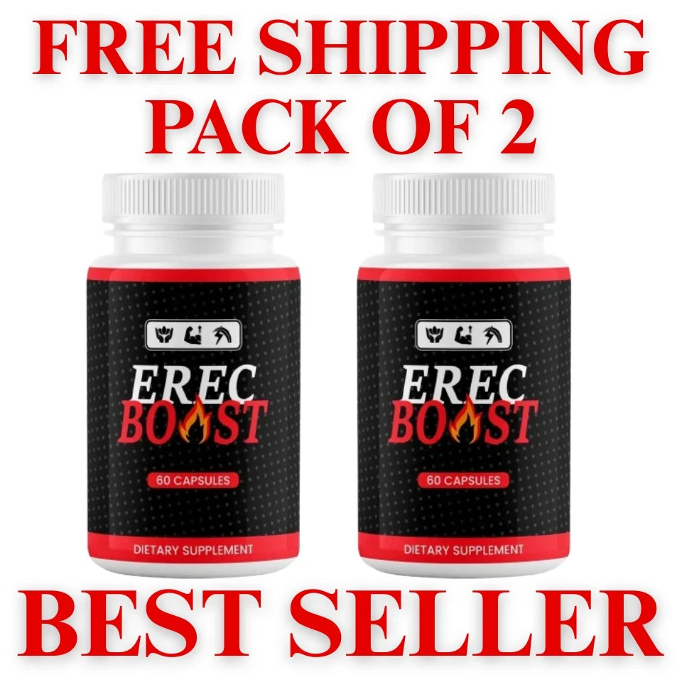 (2 PACK) EREC Boost Pills, Maximize Energy, Vitality & Stamina 120 ...