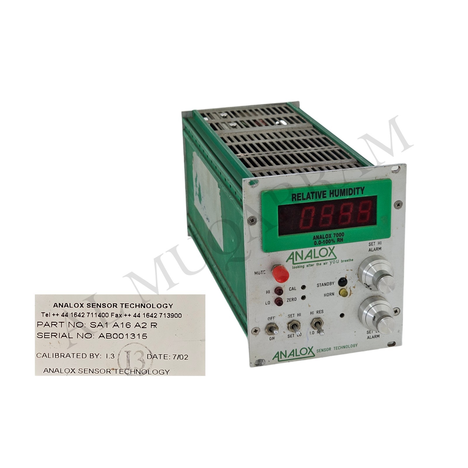 ANALOX 7000 RELATIVE Humidity Monitor SA1 A16 A2 R $710.45 - PicClick AU