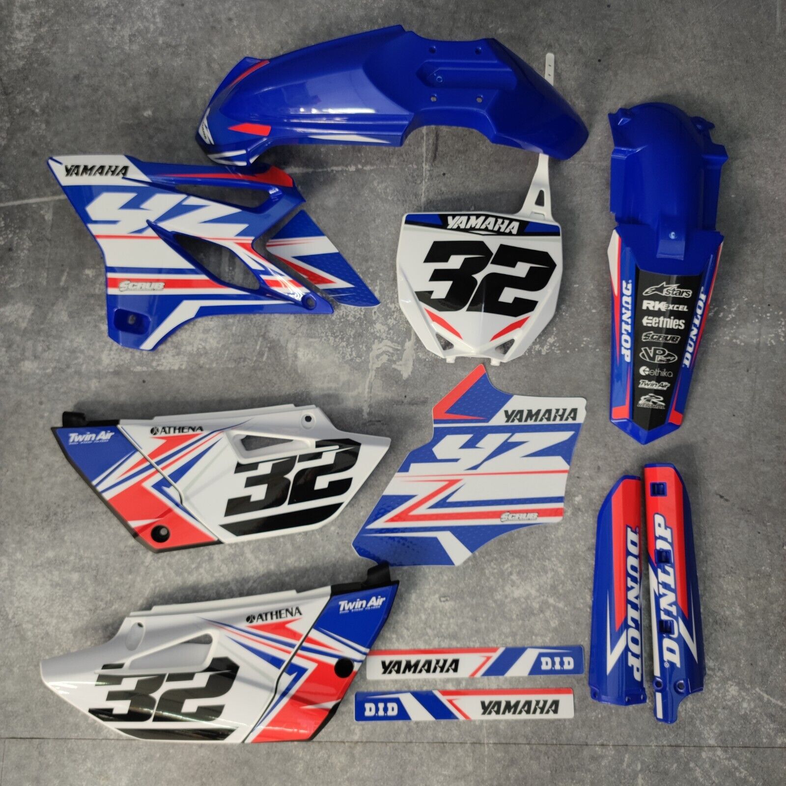 Plastics + Graphics Yamaha YZ 85 2015-2018 Decals Stickers Race Number