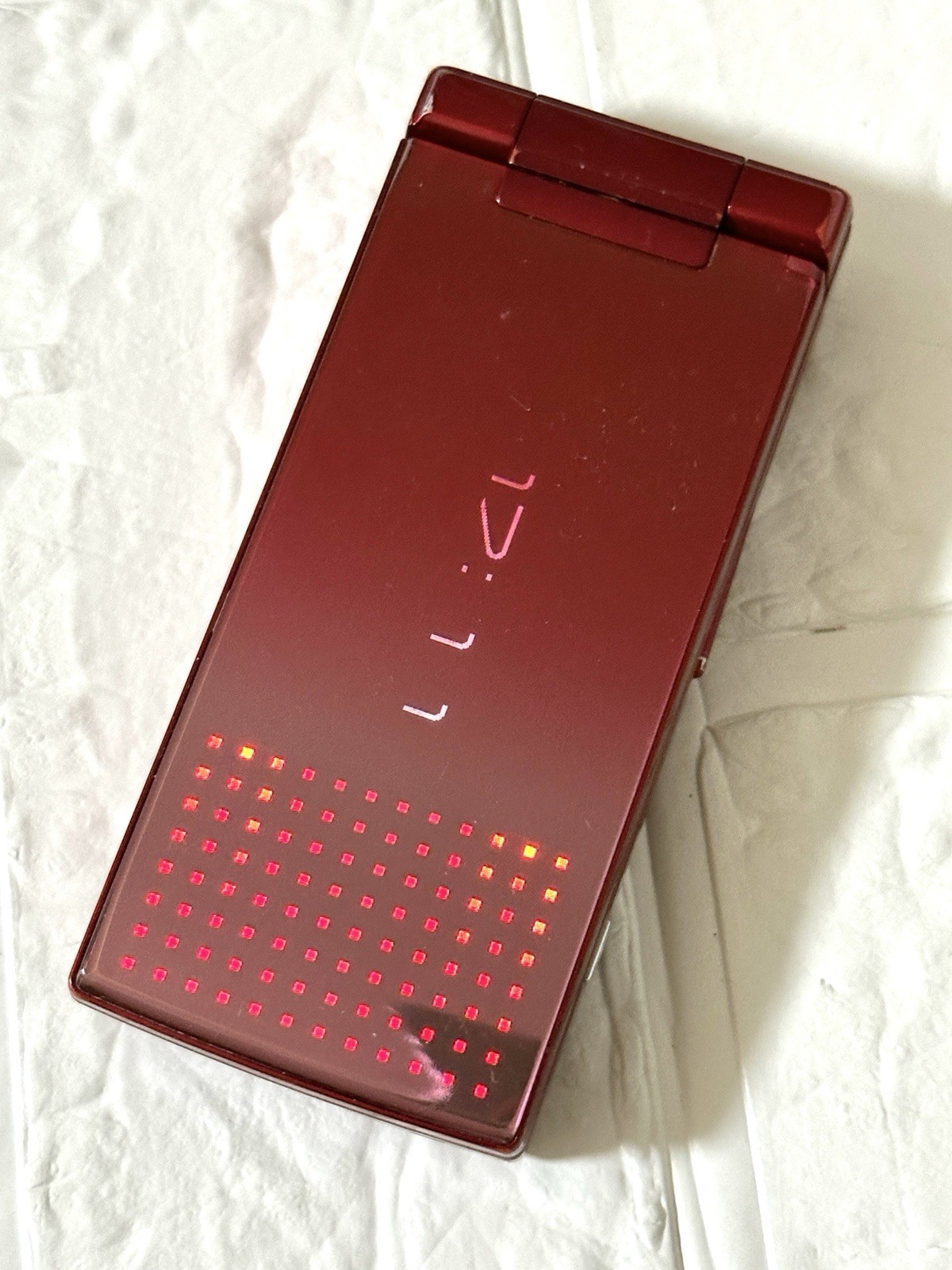 AQUOS SHOT SH-01C NTT docomo téléphone à clapet japonais Red Garakei ...