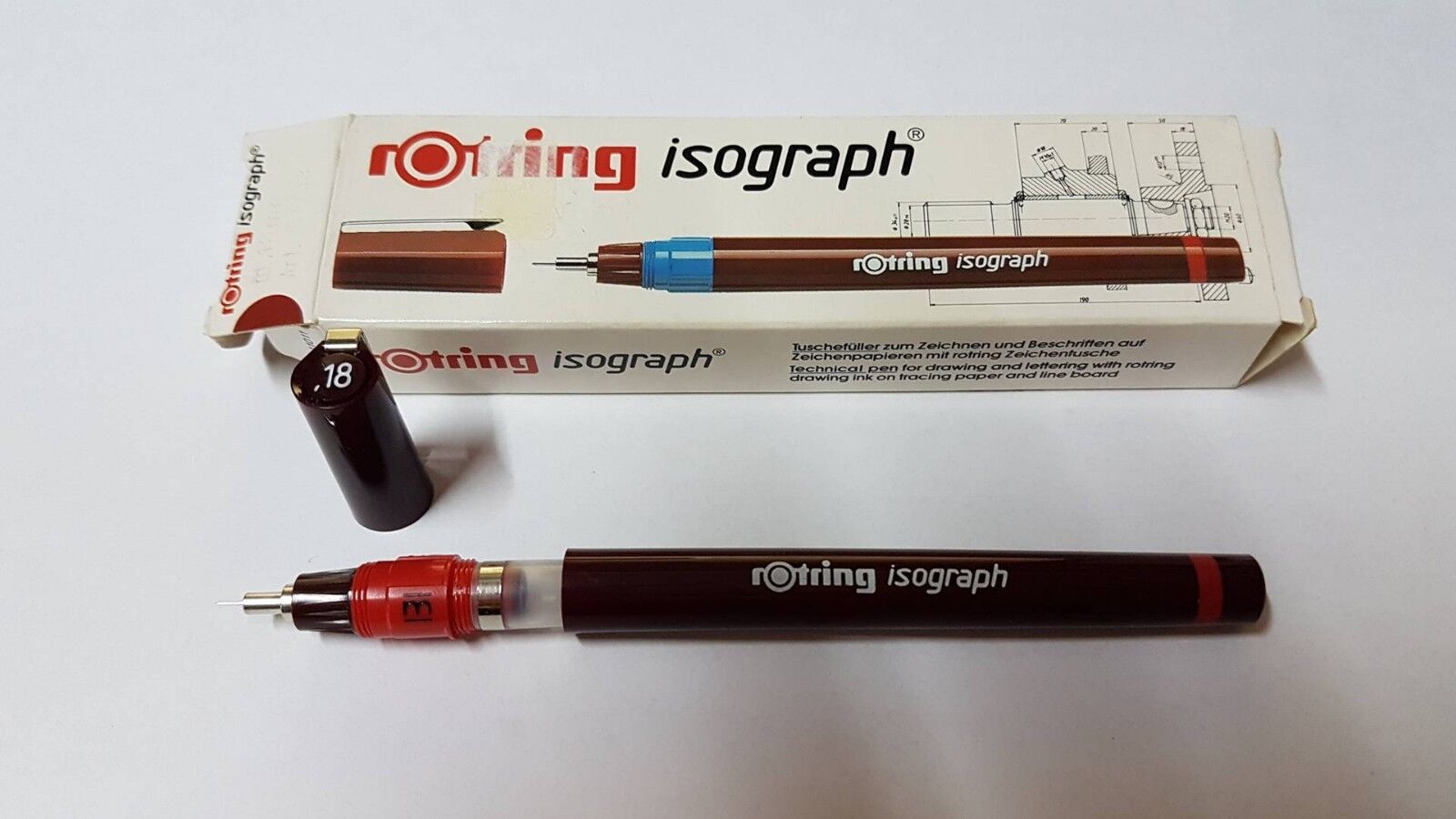 rOtring Isograph Pen / Pointes de rechange - Différentes tailles ...