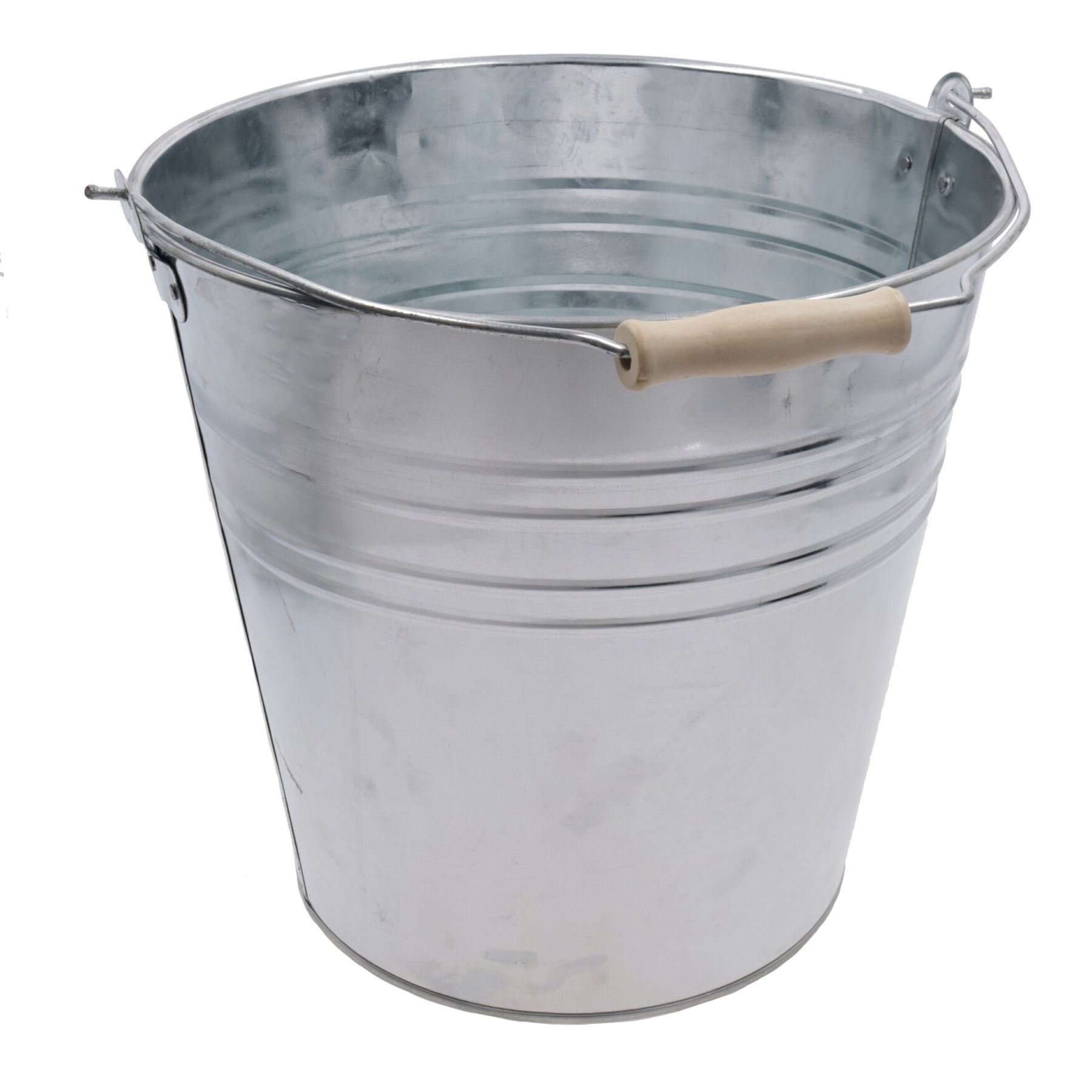 15L Galvanised Steel Metal Bucket Pail Water Coal Fire Greenhouse ...
