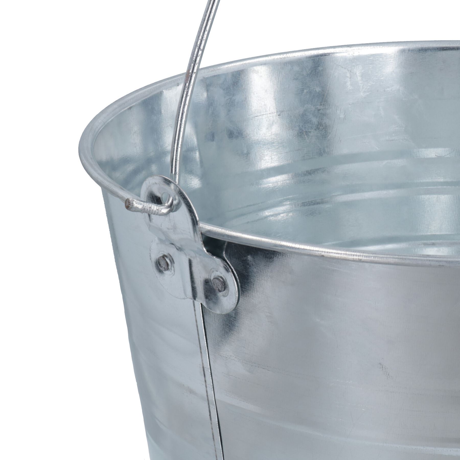 15L Galvanised Steel Metal Bucket Pail Water Coal Fire Greenhouse ...