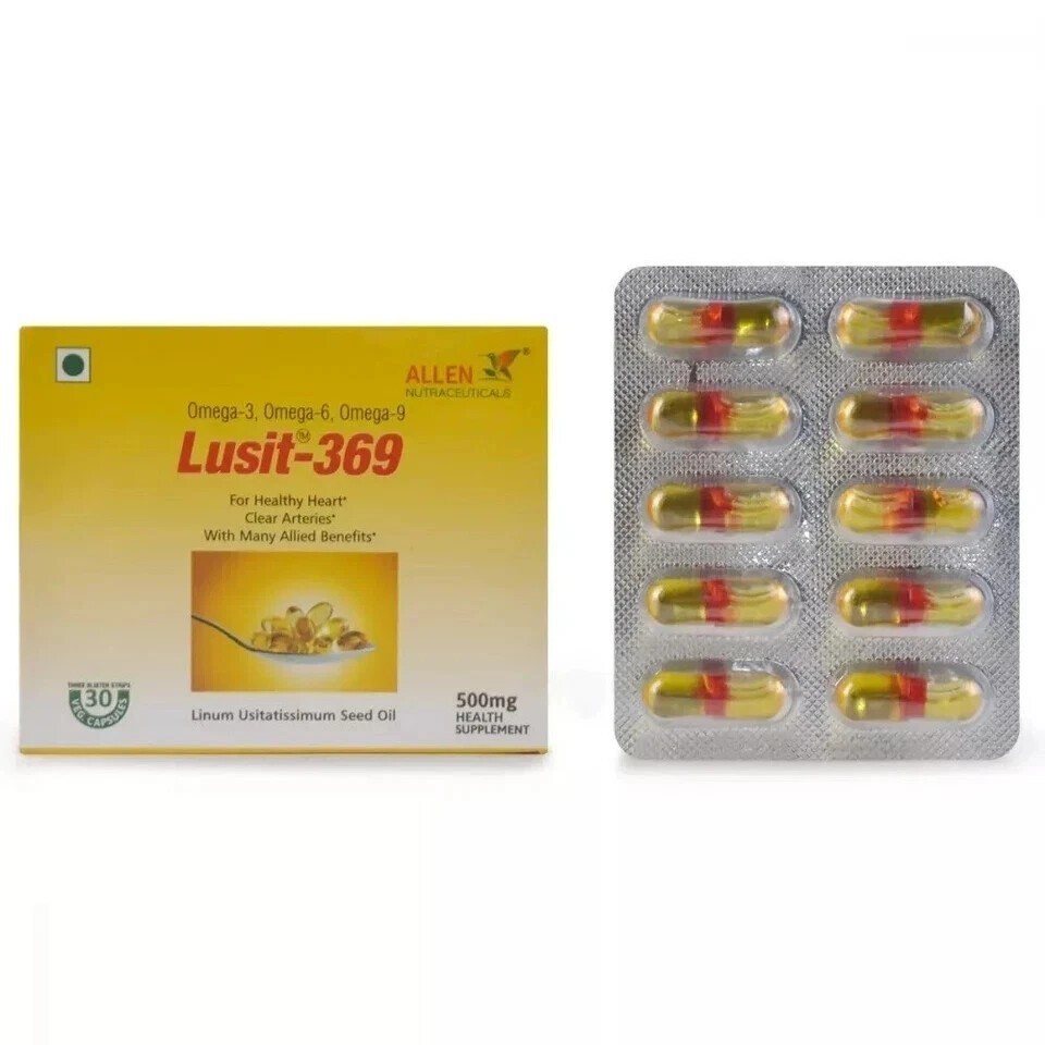 ALLEN LUSIT 369 Capsules (Omega 3, 6, 9) (30caps) £17.46 - PicClick UK