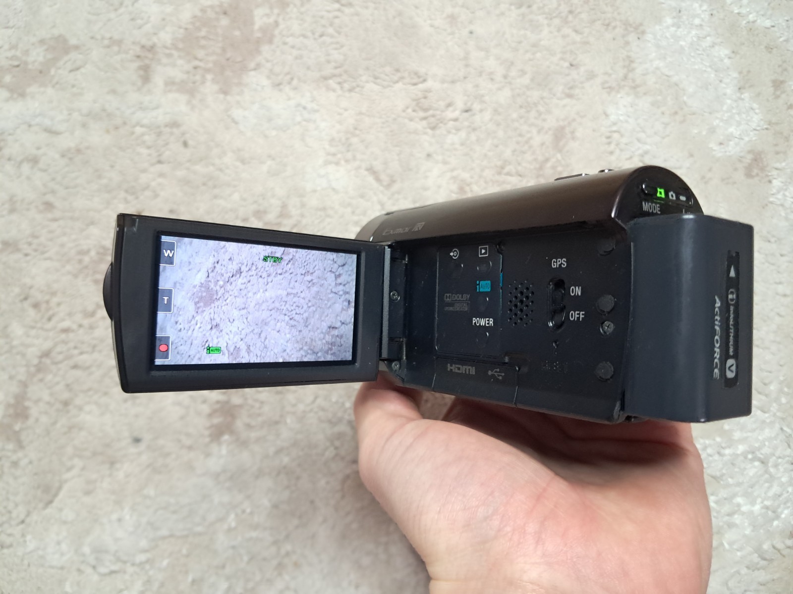 SONY HANDYCAM HDR-CX350 HD 1080i 60fps AVCHD 32GB Flash Camcorder GPS ...