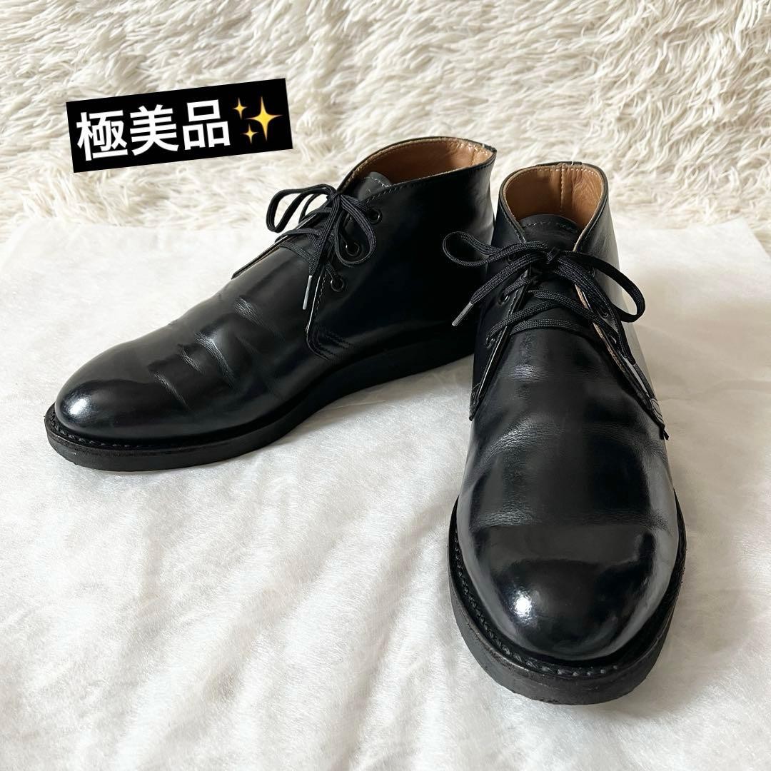 RED WING 9196 Postman Chukka Boots Black Leather Men's Size US:9D ...
