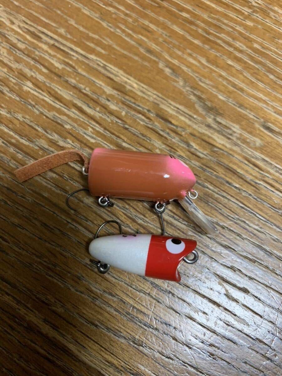 REPLY POCKET BUD, Kotobuki Red Head Popper, Set of 2. Area Trout Lure ...