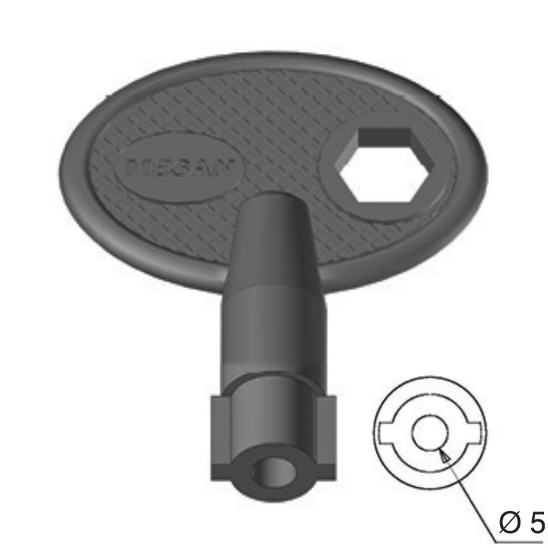 Square key, triangular key, double-bit key, socket wrench, die-cast ...