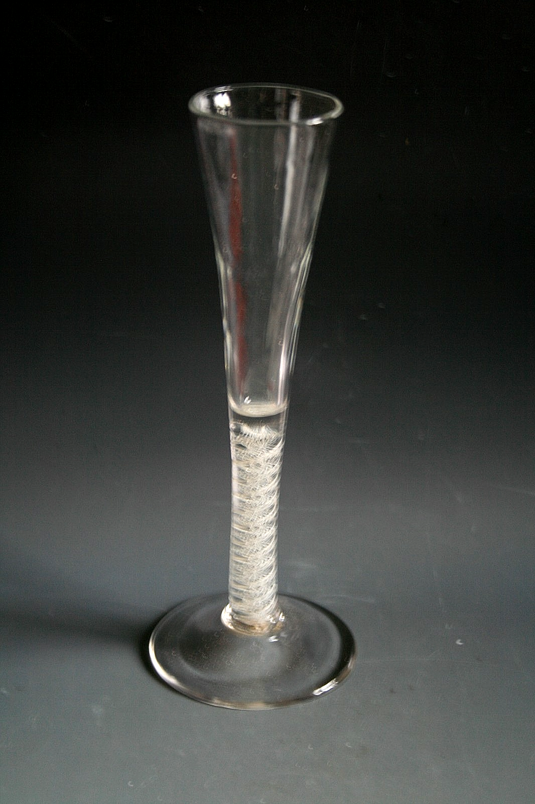 18TH CENTURY ENGLISH Ratafia Glass With Double Opaque Twist Stem $292. ...