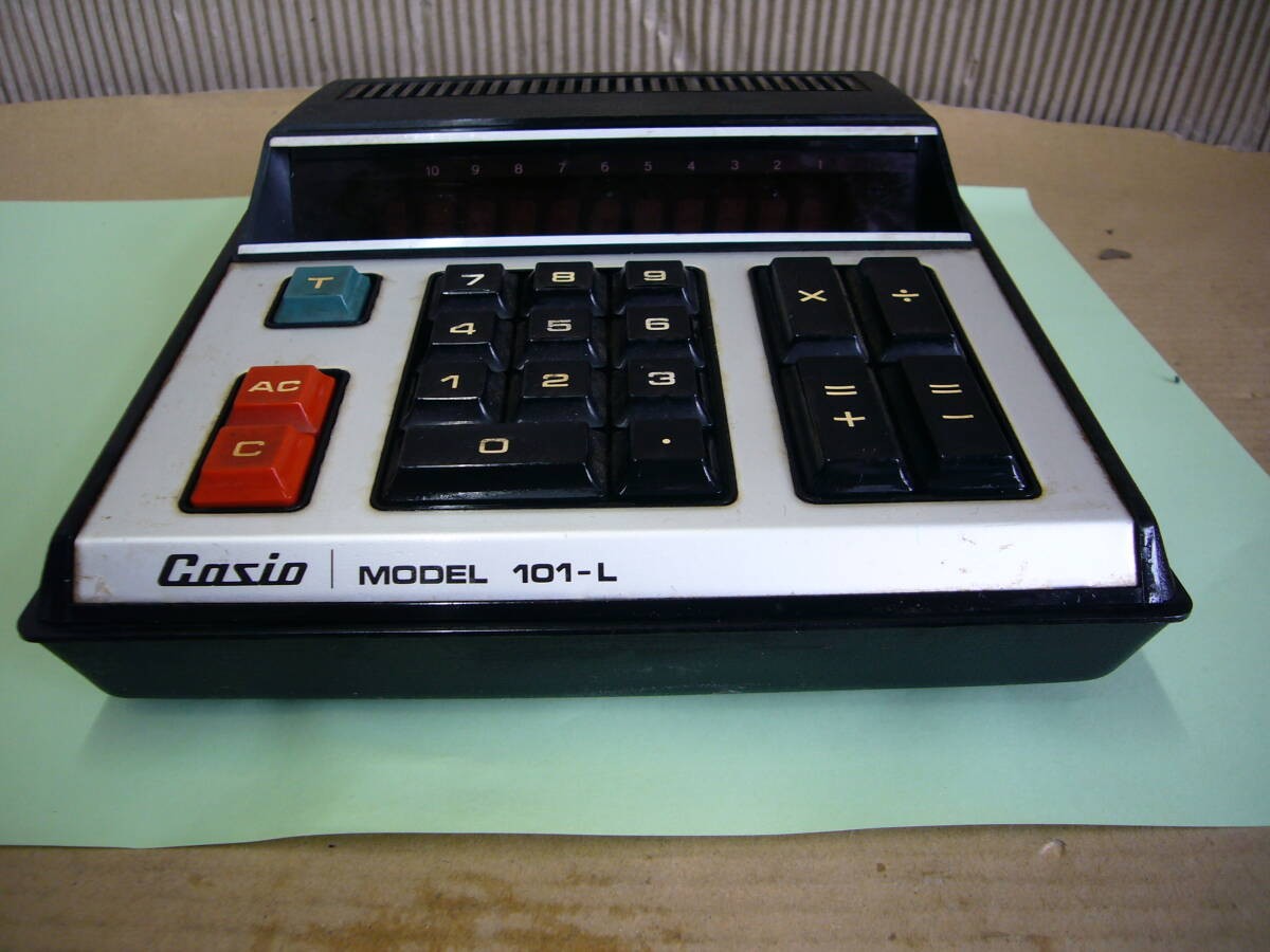 CASIO CALCULATOR MODEL 101L Retro Vintage Used Showa Era Japan $117.99 ...