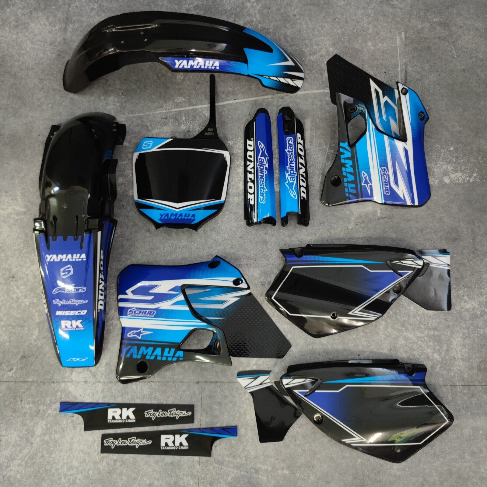 Plastics + Graphics Yamaha YZ125 YZ250 1996-2001