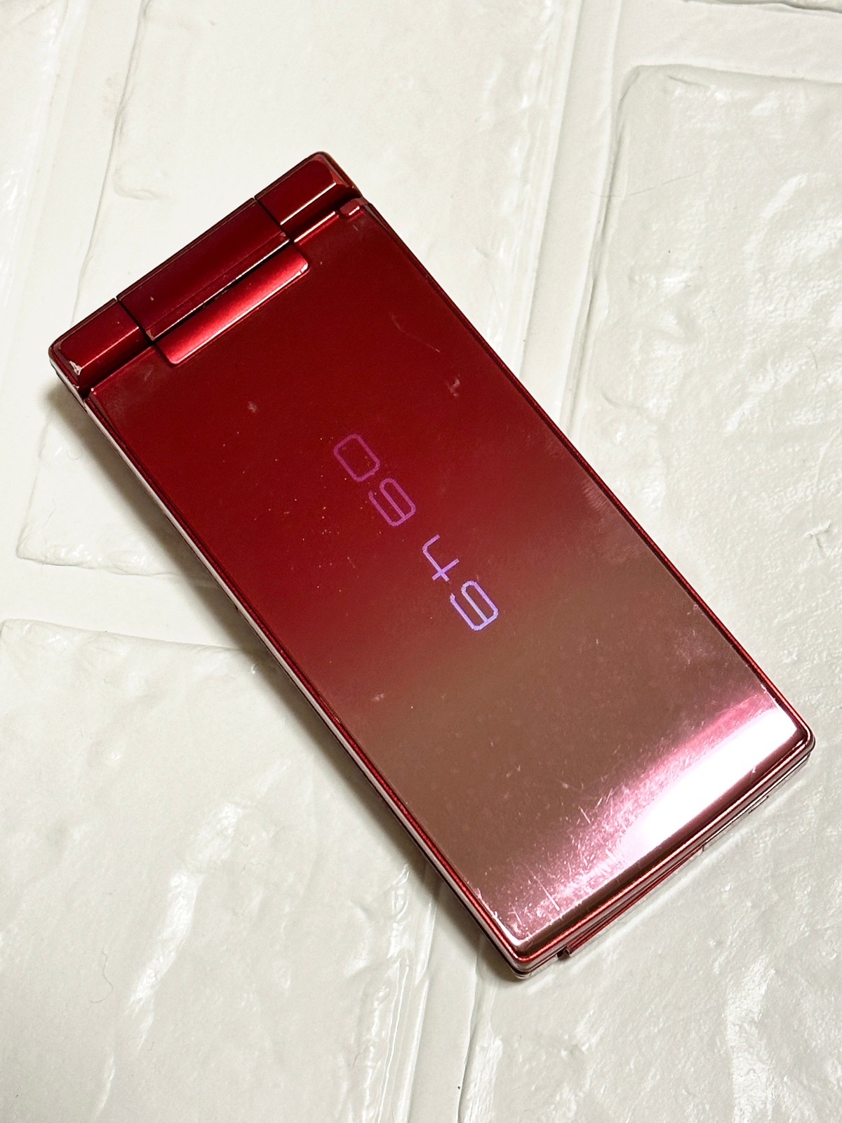 AQUOS SHOT SH-01C NTT docomo téléphone à clapet japonais Red Garakei ...