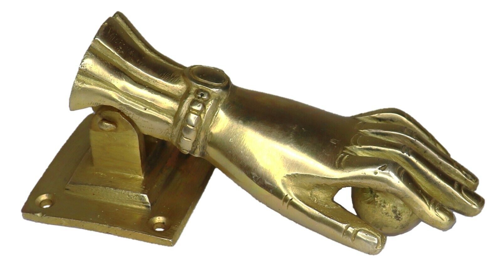 Lady Hand Shape Antique Victorian Repro Handmade Solid Brass Door Bell ...