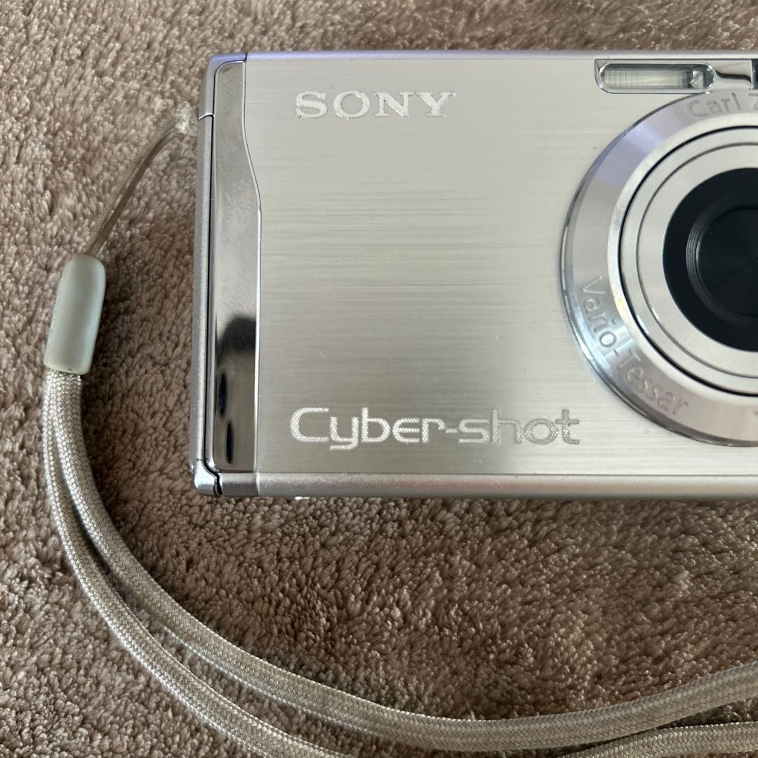 SONY CYBER-SHOT 12.1 Megapixel Silver Digital Camera with Strap Compact ...