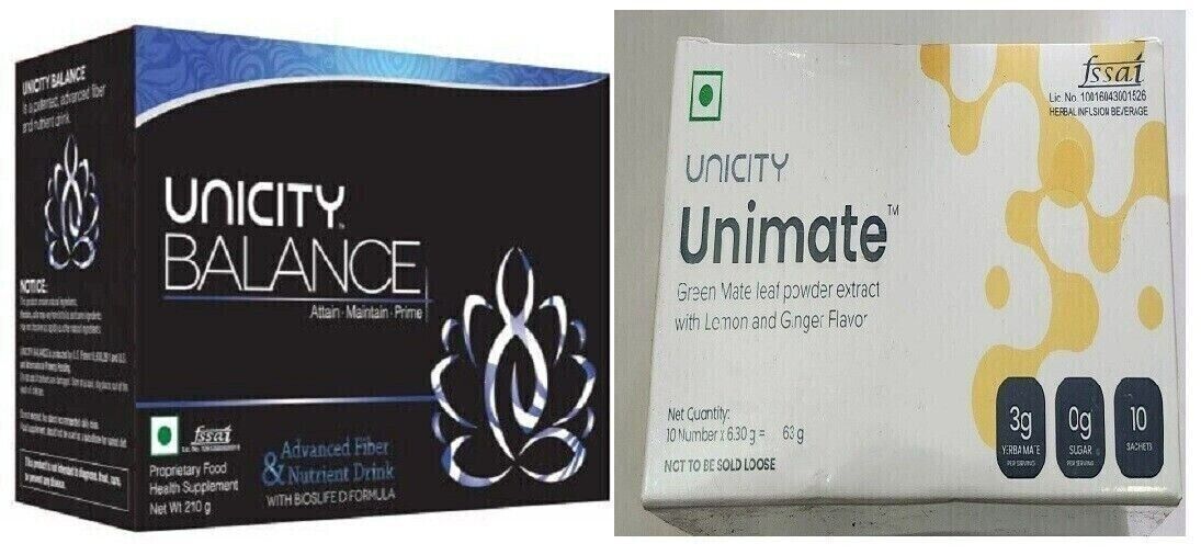 NEW UNICITY UNIMATE Yerba Mate 10 Sachet + Unicity BALANCE for Obesity ...