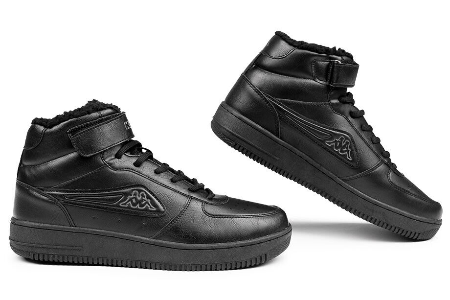 Kappa Mens Shoes Bash Mid Fur Sneakers Fitness Training Winter Shoes ...