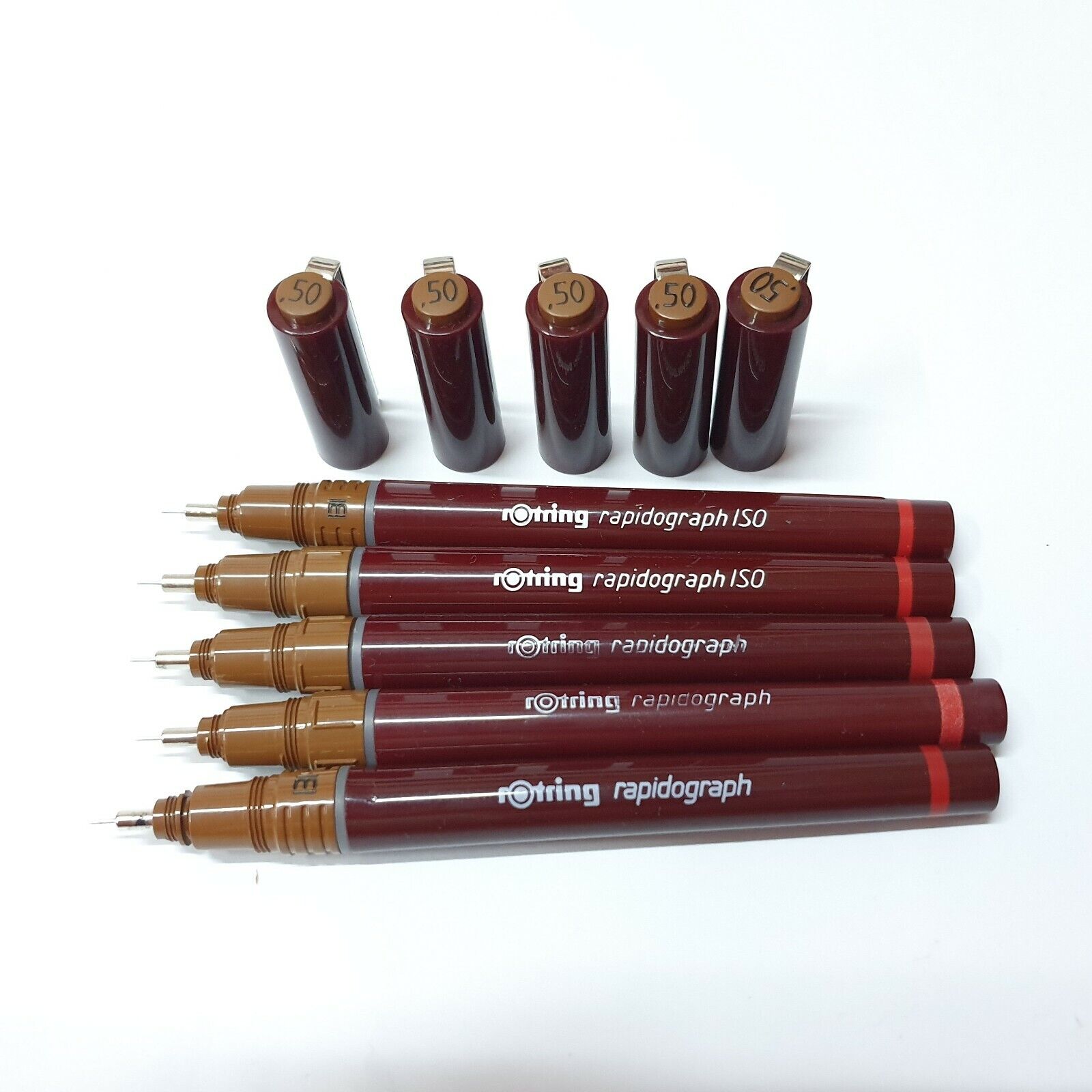 USED rOtring Rapidograph F / Isograph F / Micronorm Technical Pens ...