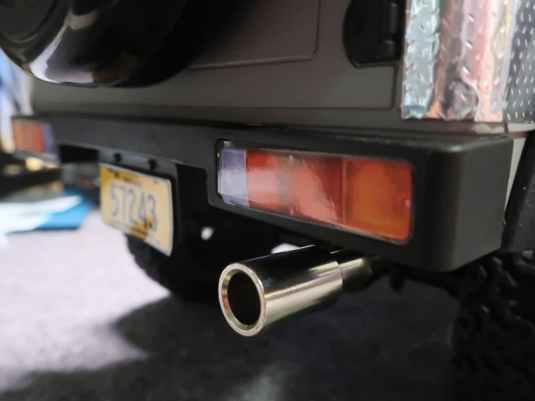 WPL C74 JIMNY Rc Custom Cream & Gray Overfenders With Fog Lights Off ...