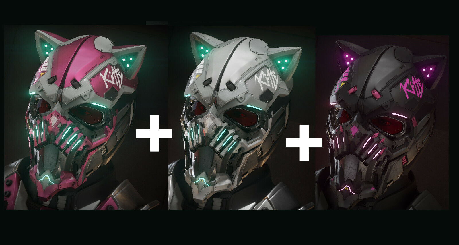 STAR CITIZEN - STAR KITTEN COMPLETE ARMOR SET - ARMOR + HELMET - 3 ...