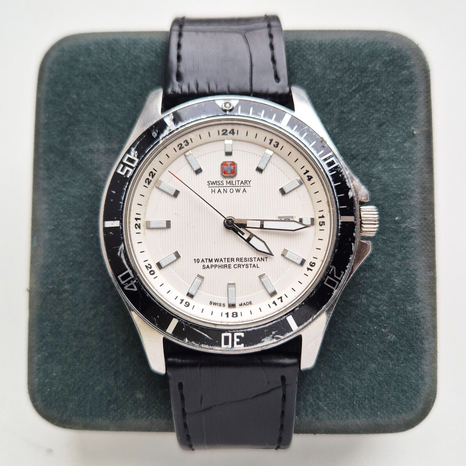 Swiss Military Hanowa Gents Watch SWISS MADE SAPHIRE CRYSTAL 46 mm | eBay