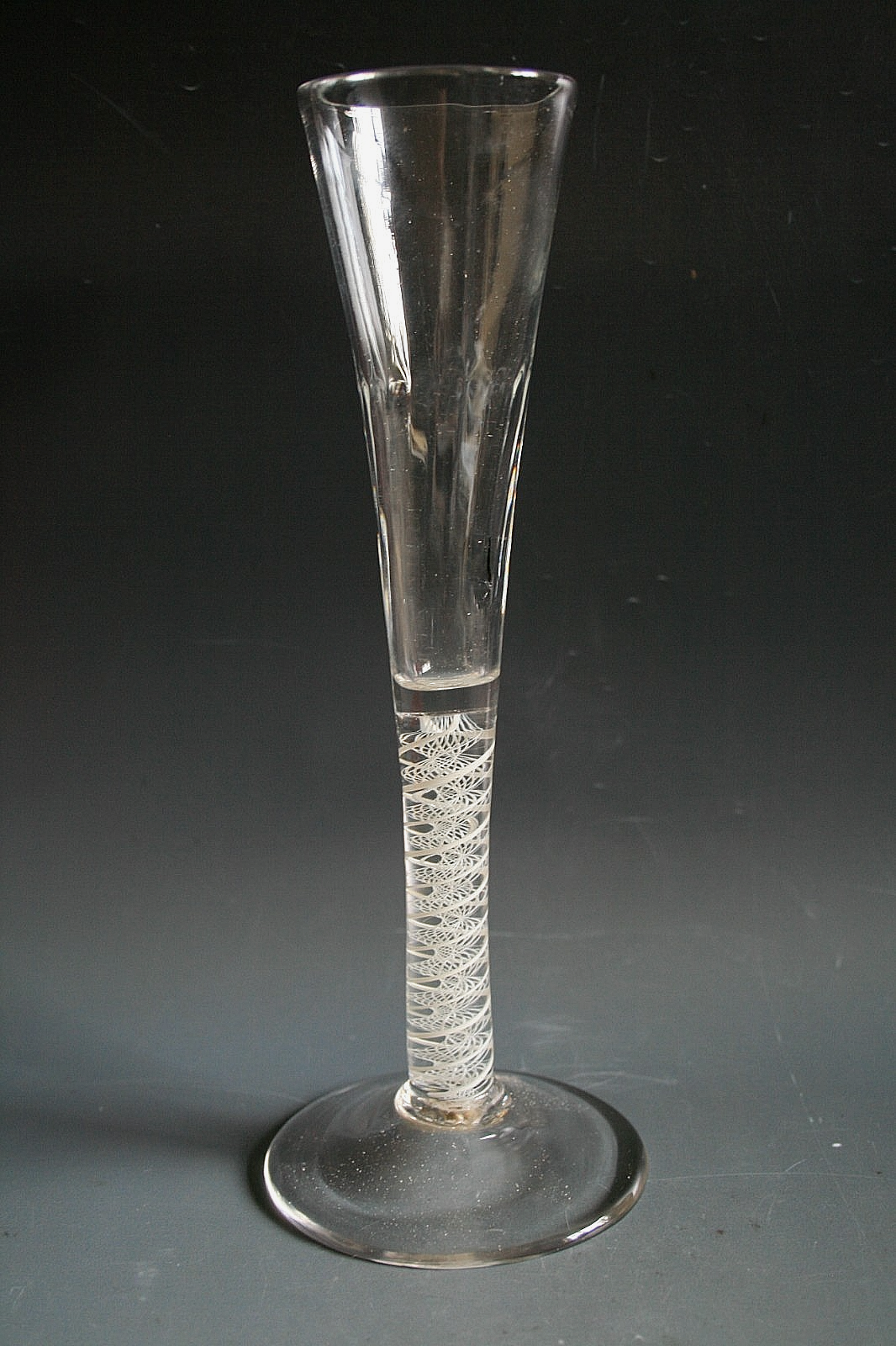 18TH CENTURY ENGLISH Ratafia Glass With Double Opaque Twist Stem $292. ...