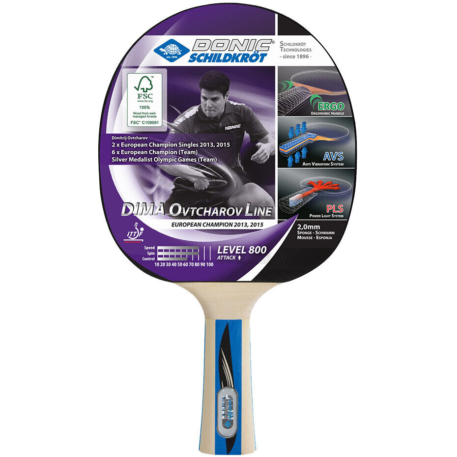 Donic table tennis racket Ovtcharov 800 754414 Sport Training | eBay