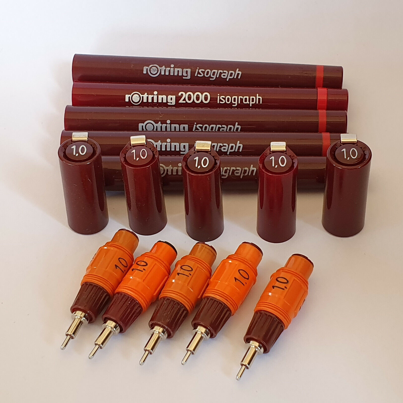 USED rOtring Rapidograph F / Isograph F / Micronorm Technical Pens ...