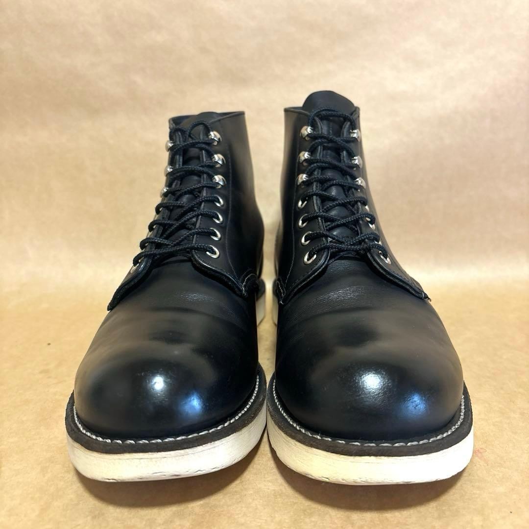 RED WING 8165 Irish Setter 6" Classic Round Toe Black Leather Boots US ...
