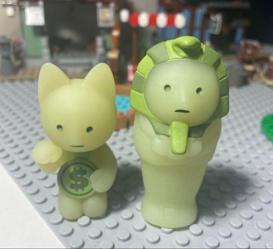SMISKI SERIES SECRET Sphynx & Luckey Cat Manekineko Set of 2 From Japan ...
