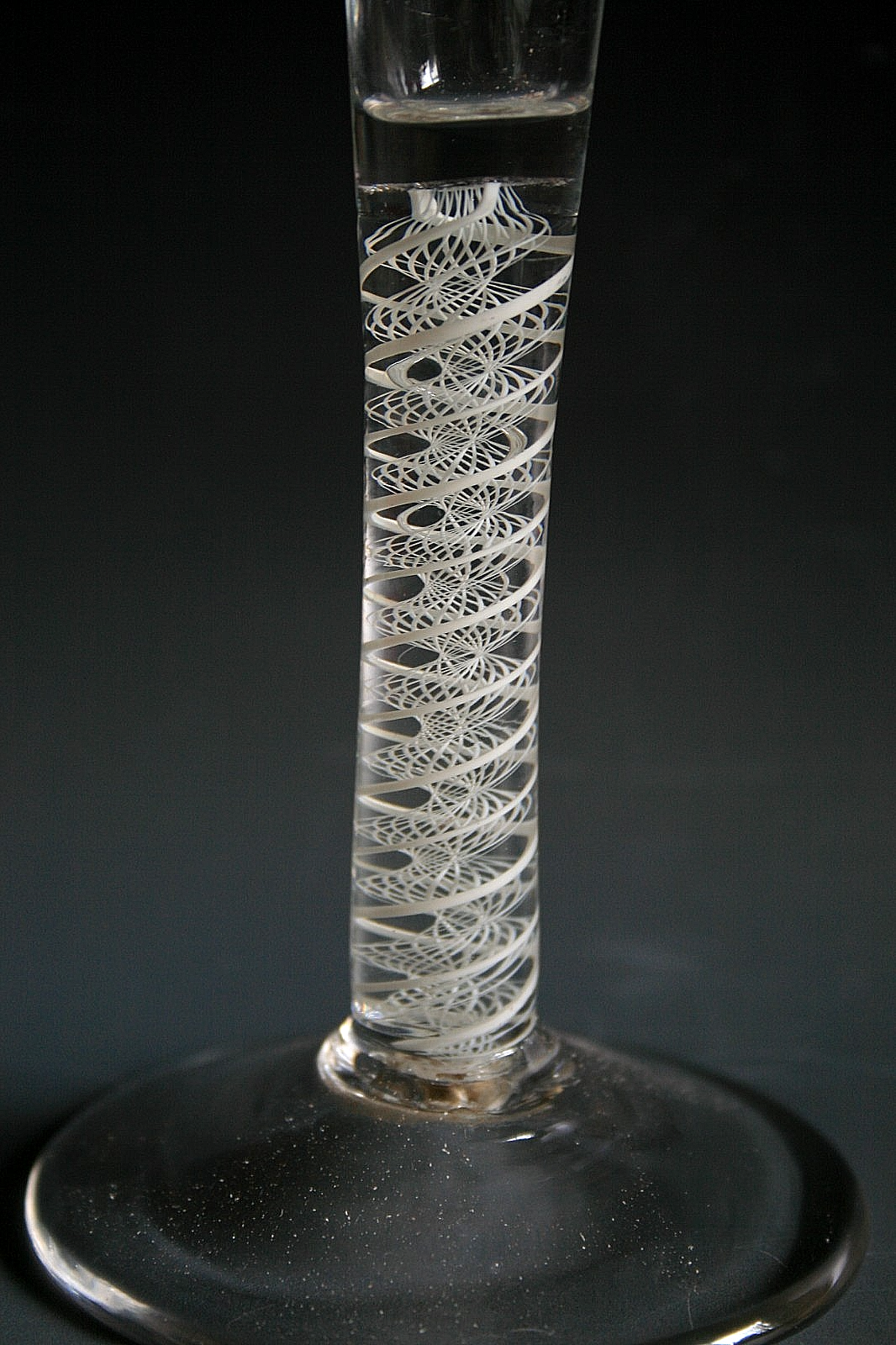 18TH CENTURY ENGLISH Ratafia Glass With Double Opaque Twist Stem $292. ...