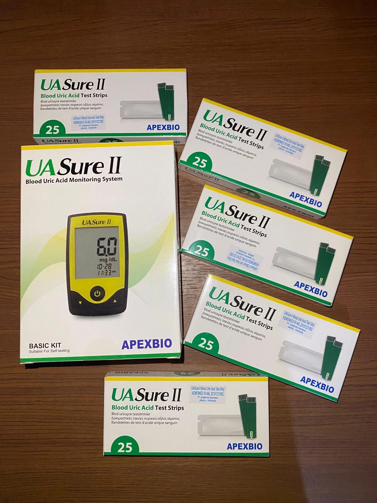 KIT DE TEST de compteur d'acide urique UASure II outil de compteur et ...