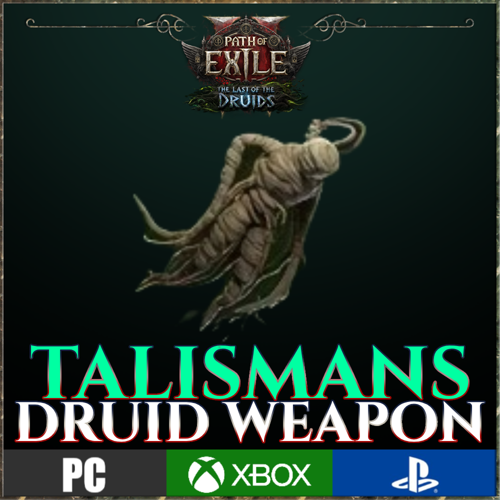 PATH OF EXILE 2 🟢 CAMPAIGN TALISMANS 🟢 DRUID WEAPON 🟢 HIGH DAMAGE 🟢 ...