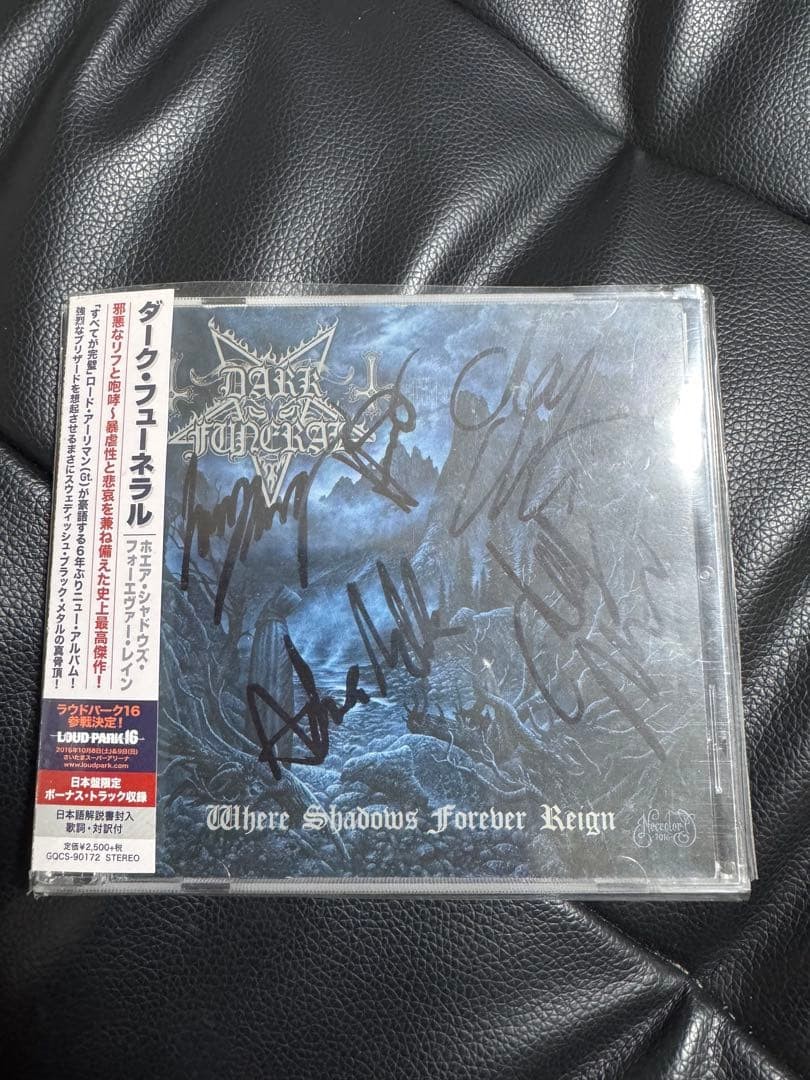DARK FUNERAL AUTOGRAPHED CD Set, Where Shadows Forever Reign, Used $318 ...