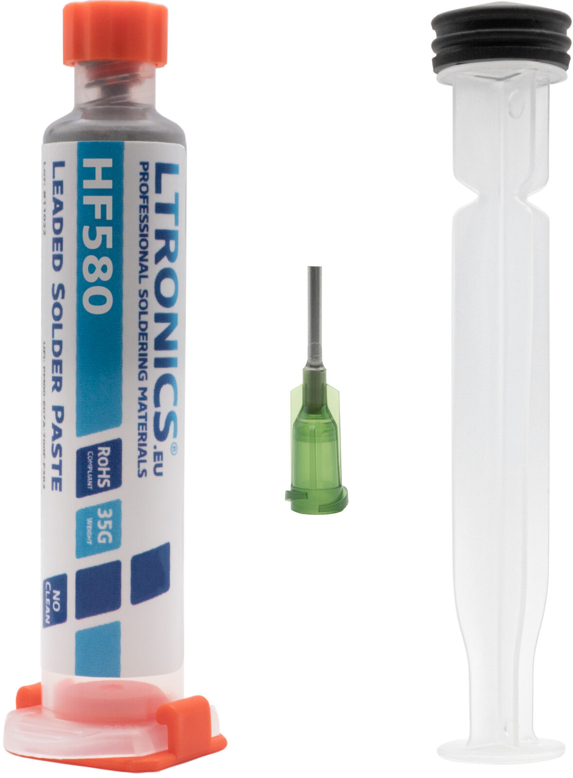 LTronics HF580 Lead-Free 217°C Solder Paste Sn96.5 Tin Ag3 Silver Cu0.5 ...