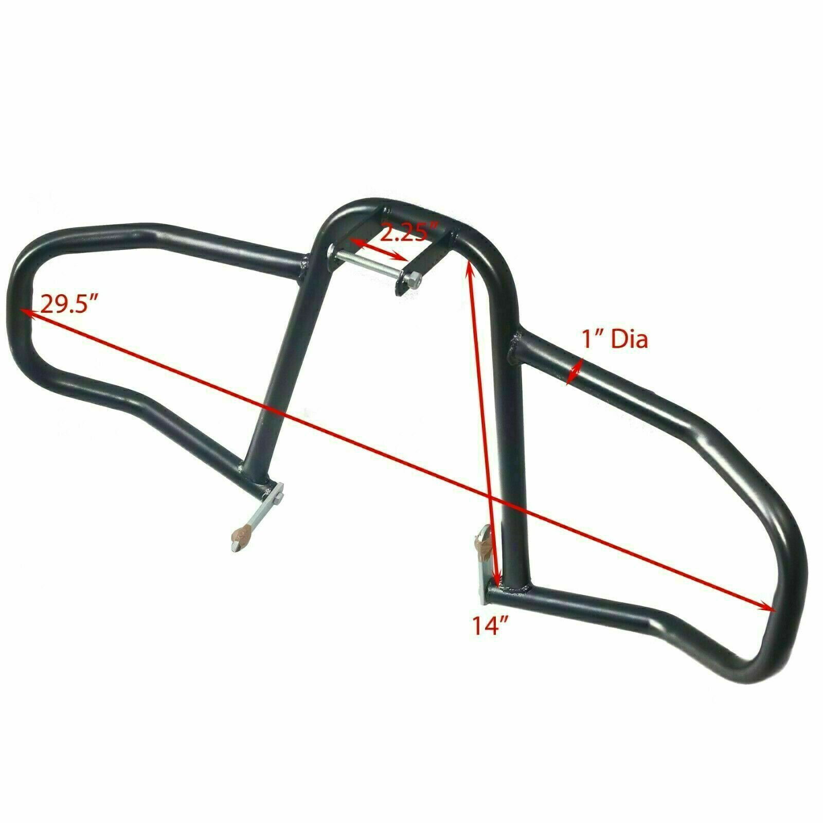ROYAL ENFIELD HIMALAYAN Leg Guard Crash Bar verniciato nero EUR 104,63 ...