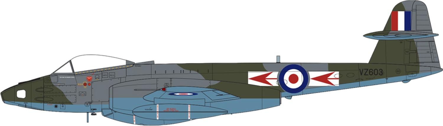 AIRFIX 1/72 BRITISH Fighter/Reconnaissance Aircraft Gloster Meteor F.8 ...