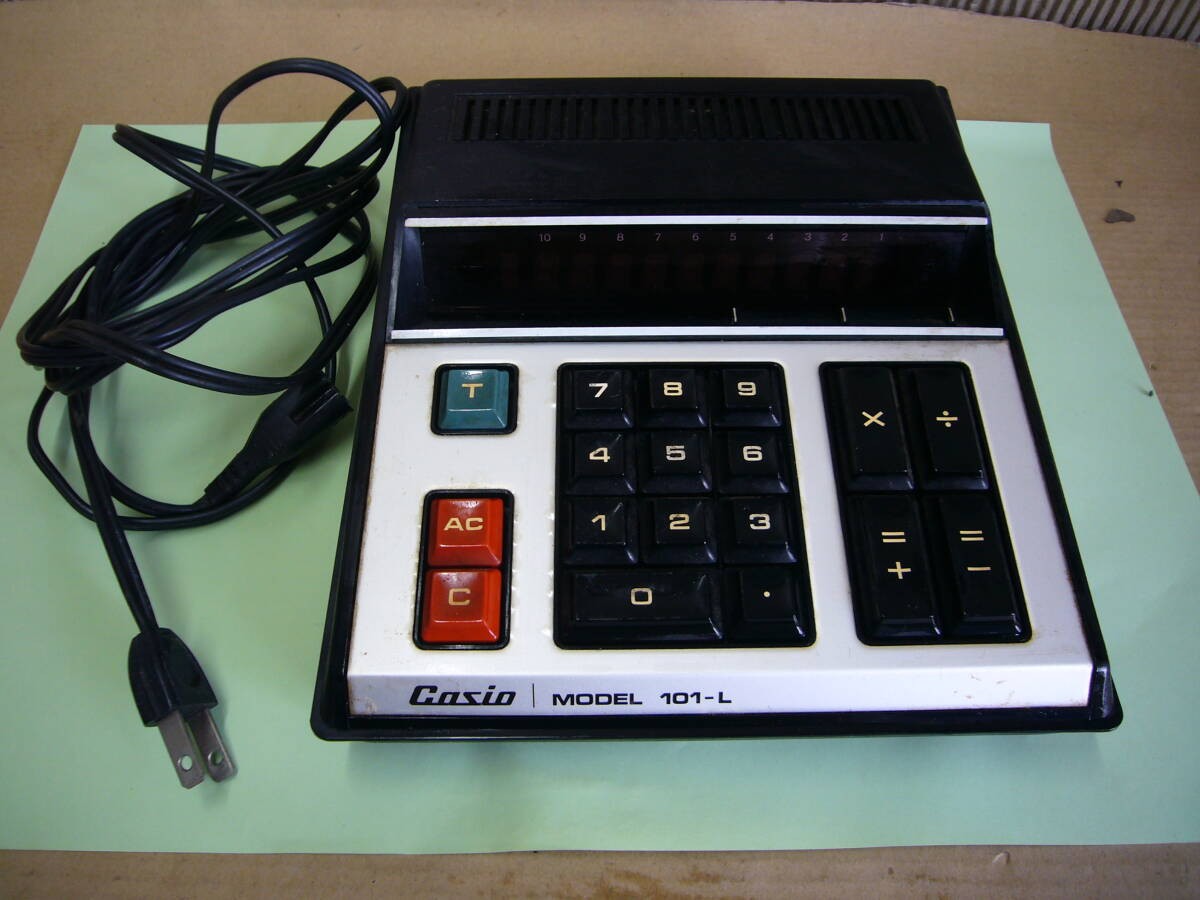 CASIO CALCULATOR MODEL 101L Retro Vintage Used Showa Era Japan $117.99 ...