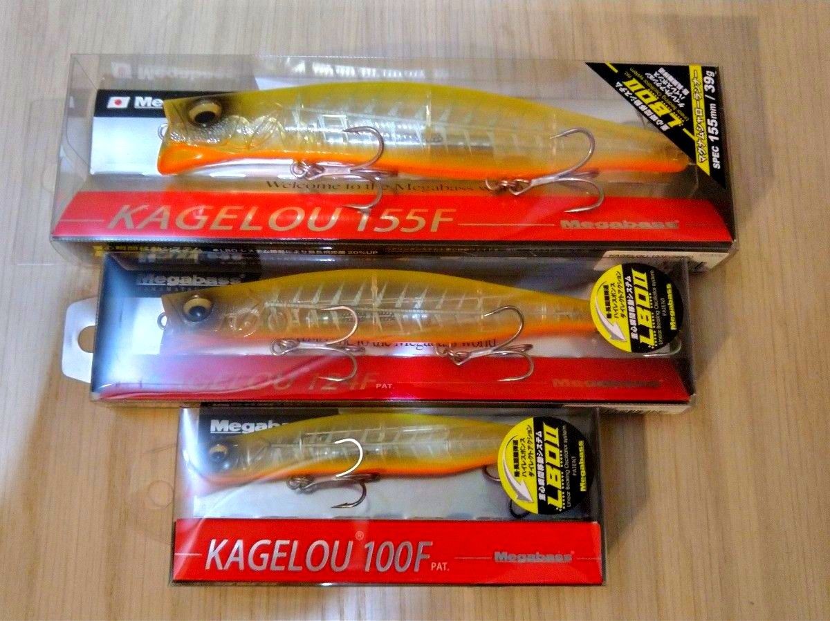 MEGABASS KAGELOU COLOR ena Bone All Sizes Set of 3 $290.00 - PicClick AU