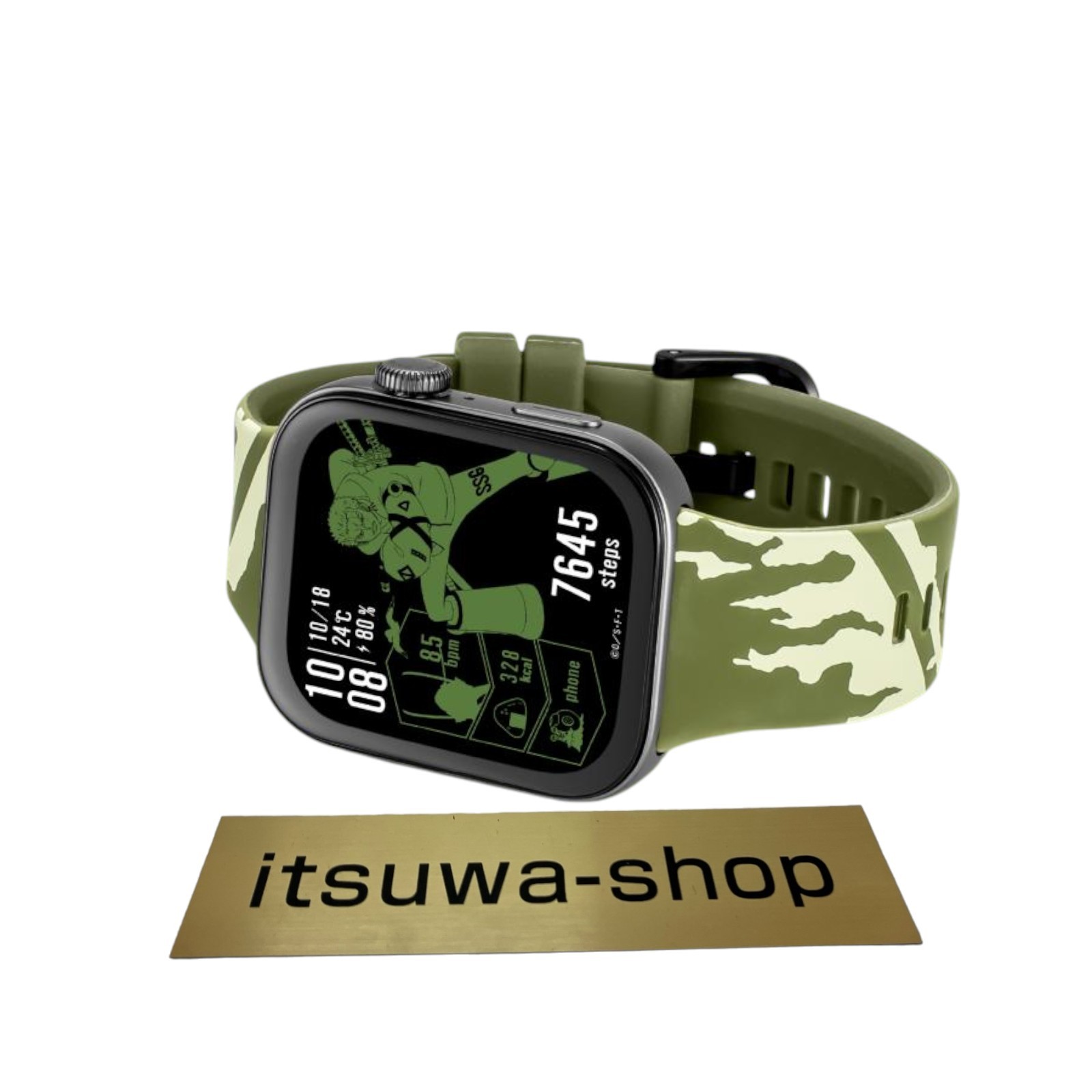 SMARTWATCH GARRACK ONE PIECE modello Zoro / HUC-OP-FT3-Z nuovo Giappone ...