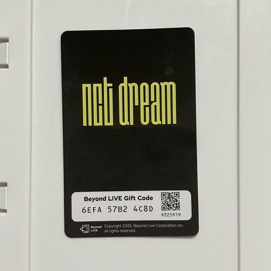 NCT DREAM BEYOND Live Gift Card Haechan Merchandise ufficiale K-Pop EUR ...