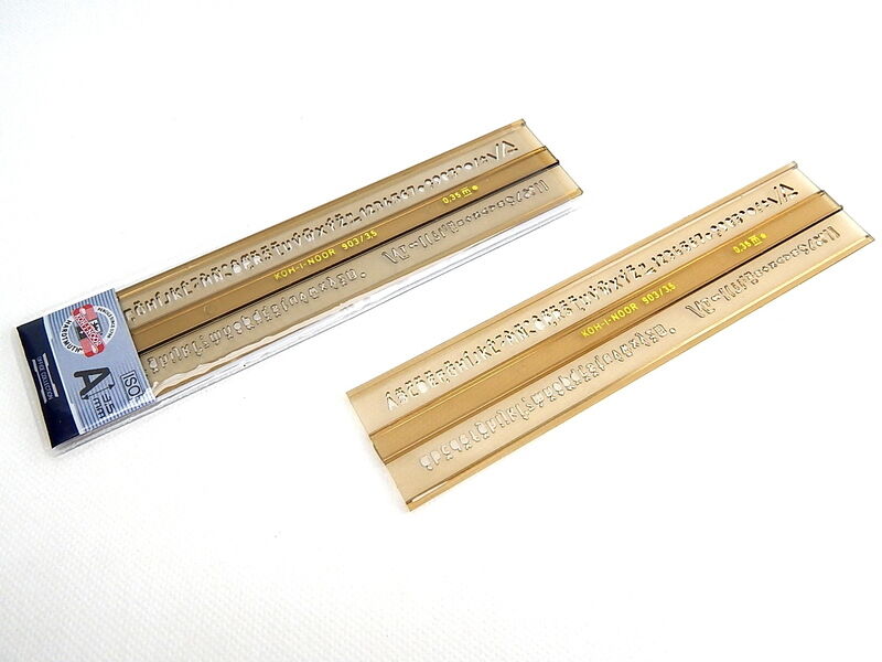 Letter Template Stencil Metric KOH-I-NOOR 903 ISO Lettering | eBay