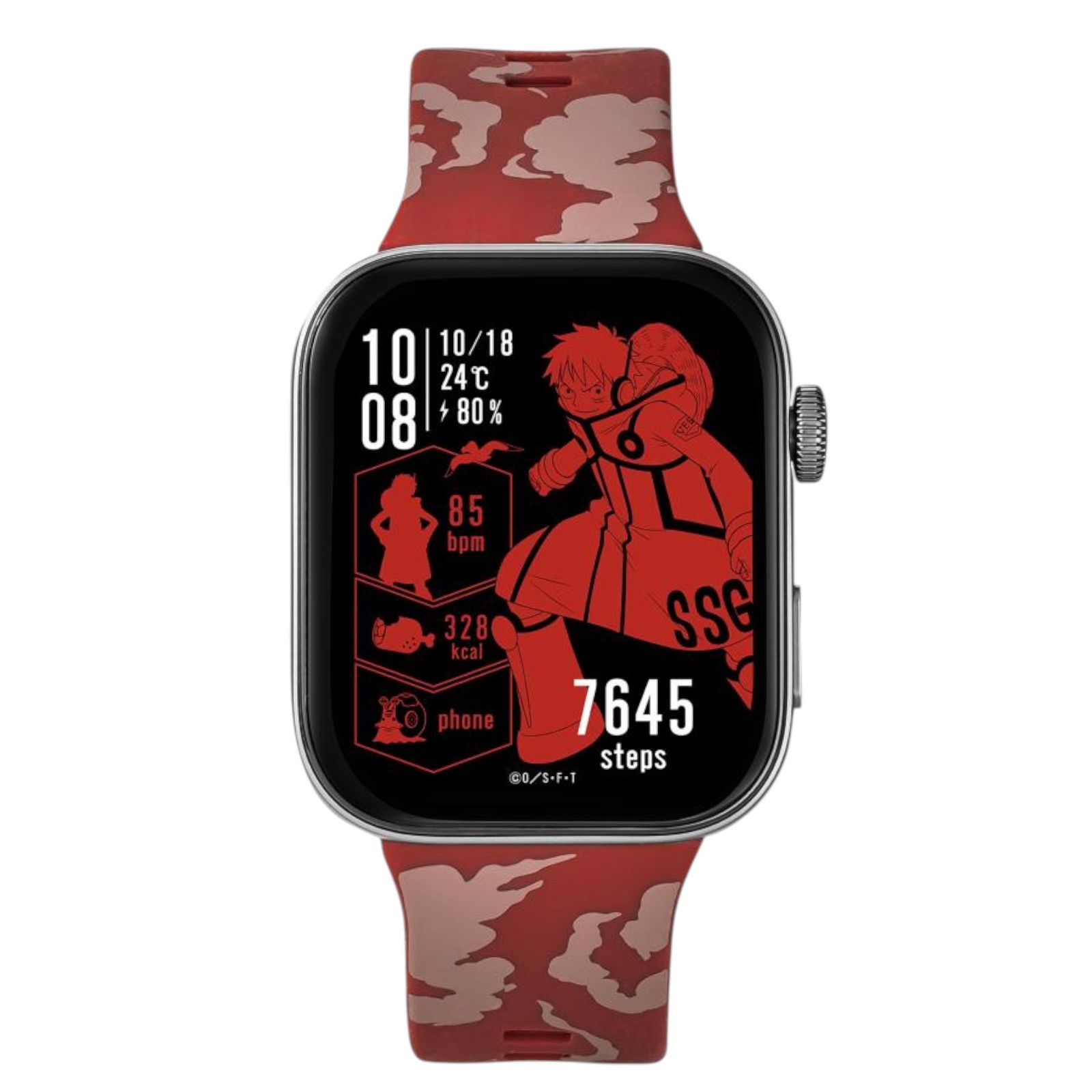 SMARTWATCH GARRACK ONE Piece Rufy Model / HUC-OP-FT3-L nuovo rosso EUR ...